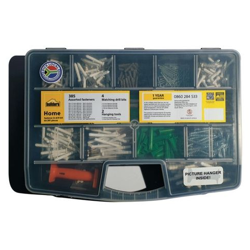 Builders 391 Piece DIY Fastener Kit