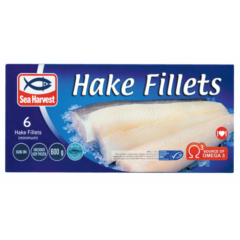 Sea Harvest Hake Fillets 600g