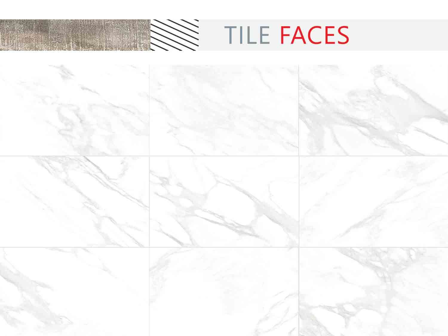 Juniper White Shiny Ceramic Wall Tile - 250 x 400mm