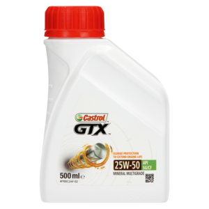 Castrol GTX 25W-50 Motor Oil 500ml