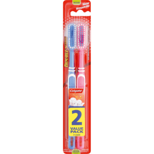 Colgate Value Pack Double Action Toothbrush 2 Pack
