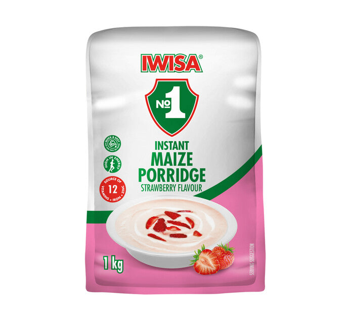 Iwisa Instant Breakfast Porridge Strawberry (1 x 1kg) - Hoodmarket