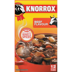 Knorrox Beef Flavour Stock Cubes 12 Pack