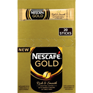 Nescafé Gold Instant Coffee Sticks 20 x 1.8g