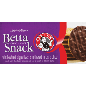 Bakers Bettasnack Chocolate & Oats Biscuits 200g