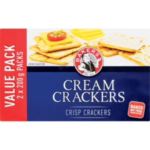 Bakers Cream Crackers Value Pack 2 x 200g