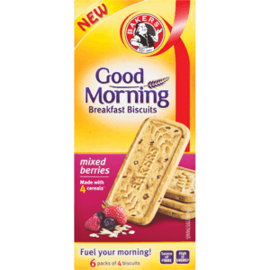 Bakers Good Morning Mixed Berries Breakfast Biscuits 300g