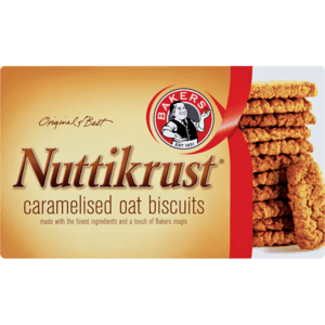 Bakers Nuttikrust Caramelised Biscuits 200g