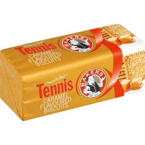 Bakers Red Label Caramel Tennis Biscuits 200g