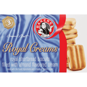 Bakers Royal Creams Shortbread Biscuits 280g