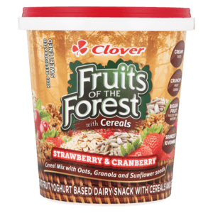 Clover Fruits Of The Forest Strawberry & Cranberry Flavoured Yoghurt B