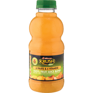 Clover Krush Lite 100% 6 Fruit & 6 Vitamins Juice 500ml