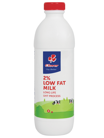 Clover Long Life Low Fat Milk -1l-bottle