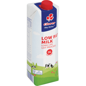 Clover UHT Long Life Low Fat Milk Carton 1L