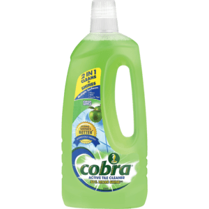 Cobra 2-In-1 Crisp Apple Active Tile Cleaner 750ml
