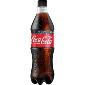 Coca-Cola Zero Soft Drink Bottle 500ml