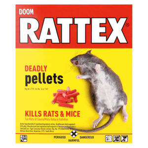 Doom Rattex Deadly Pellets Rat Poison 100g - Hoodmarket