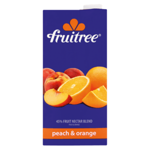 Fruitree Peach & Orange Fruit Nectar Blend 1L