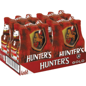 Hunter's Gold Cider Bottles 12 x 330ml