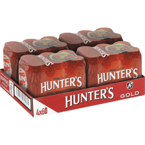 Hunter's Gold Cider Cans 24 x 440ml