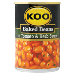 Koo Baked Beans In Tomato & Herb Sauce Can 410g