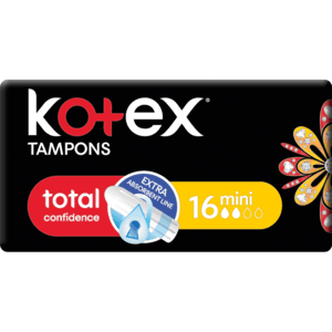 Kotex Mini Tampons 16 Pack