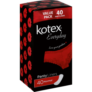 Kotex Regular Panty Liners 40 Pack