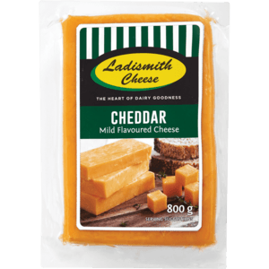 Ladismith Cheddar Cheese Pack 800g