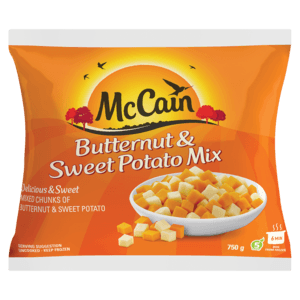 McCain Frozen Butternut & Sweet Potato Mix 750g