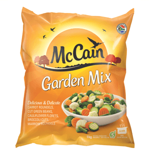 McCain Frozen Garden Mixed Vegetables 1kg