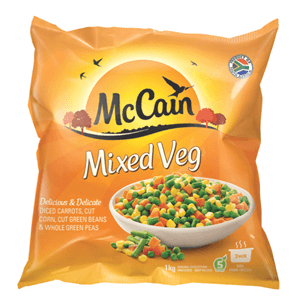 McCain Frozen Mixed Vegetables 1kg
