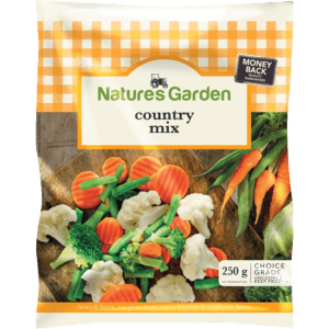 Natures Garden Frozen Country Mix Vegetables 250g