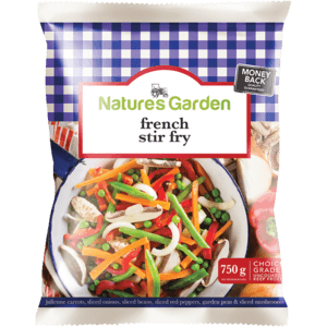 Natures Garden Frozen French Stir Fry 750g
