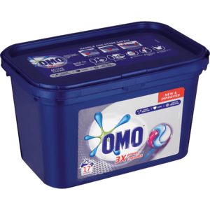 Omo Auto Capsules Detergents 17 Pack