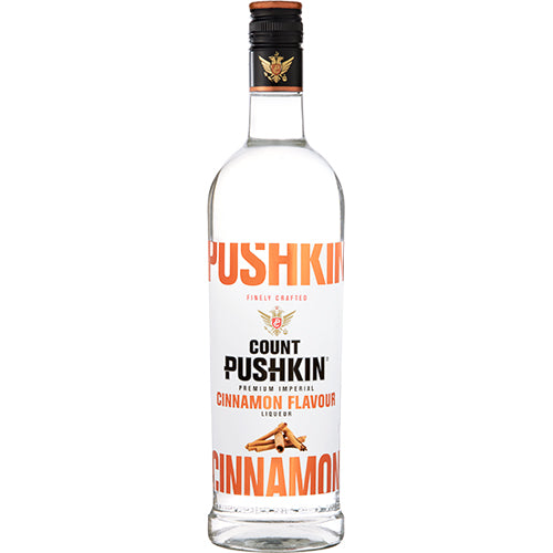 Count Pushkin Cinnamon Vodka Bottle 750ml