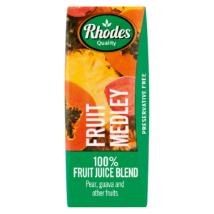 Rhodes 100% Fruit Medley Juice Box 200ml