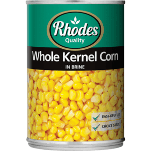 Rhodes Whole Kernel Sweetcorn 410g