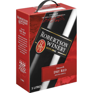 Robertson Winery Smooth Dry Red Wine Carton 3L