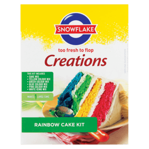 Snowflake Creations Rainbow Cake Kit 900g