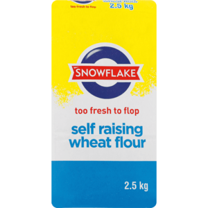 Snowflake Self Raising Wheat Flour 2.5kg