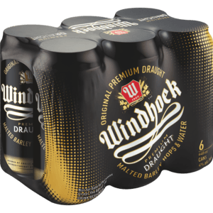 Windhoek Draught Beer Cans 6 x 440ml